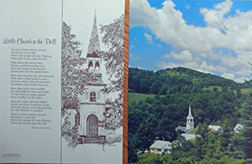 Little Church in the Dell by Helen Loomis Linham [church scene ...