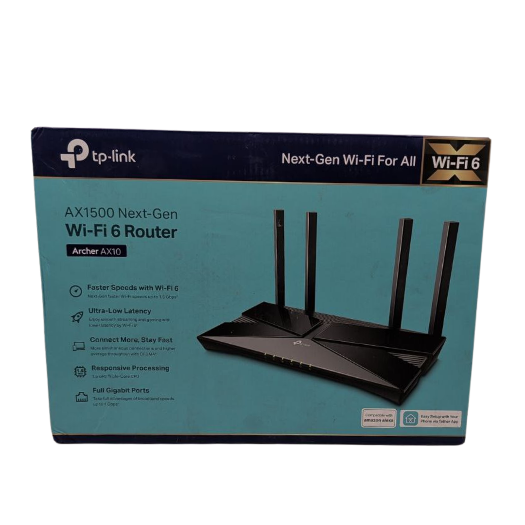 TP Link Archer AX10 WiFi 6 Router AX1500 Next Gen Dual Band Gigabit ...