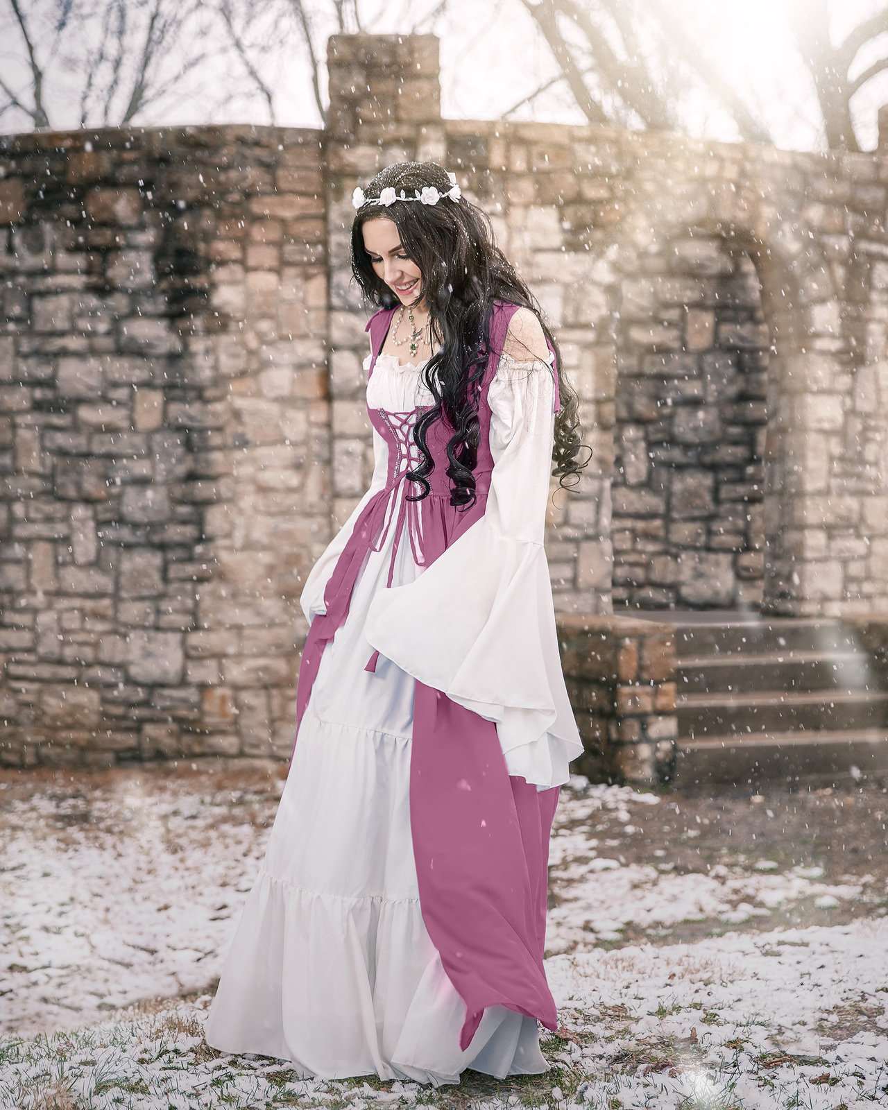 Reminisce Renaissance Faire Dress Medieval Costume Corset OverDress ...