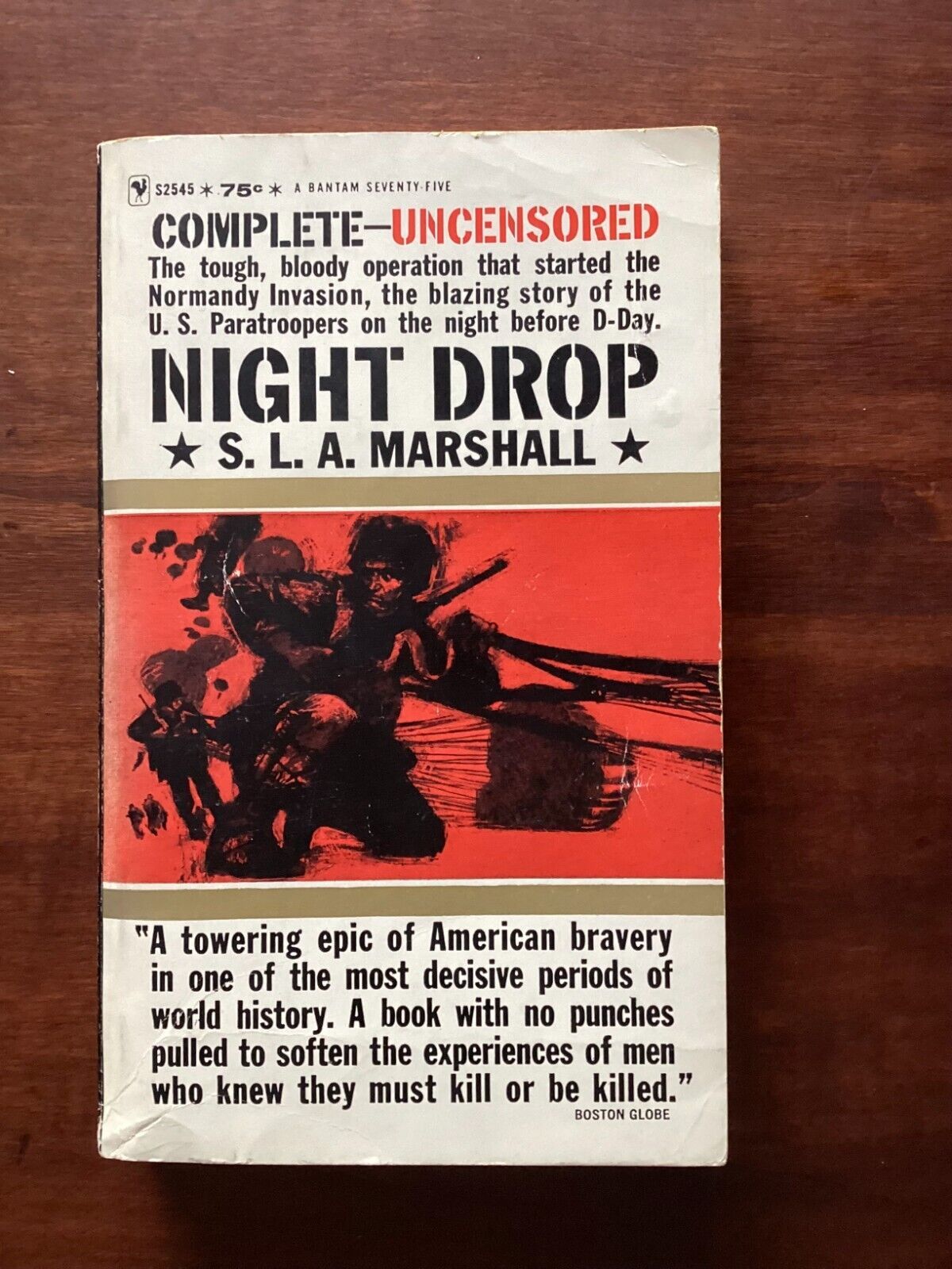 NIGHT DROP - S L A Marshall - 1944 WORLD WAR II AIRBORNE INVASION OF ...