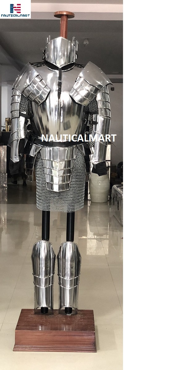 Nauticalmart LARP Half Suit of Armour Medieval Costume Steel Armor ...