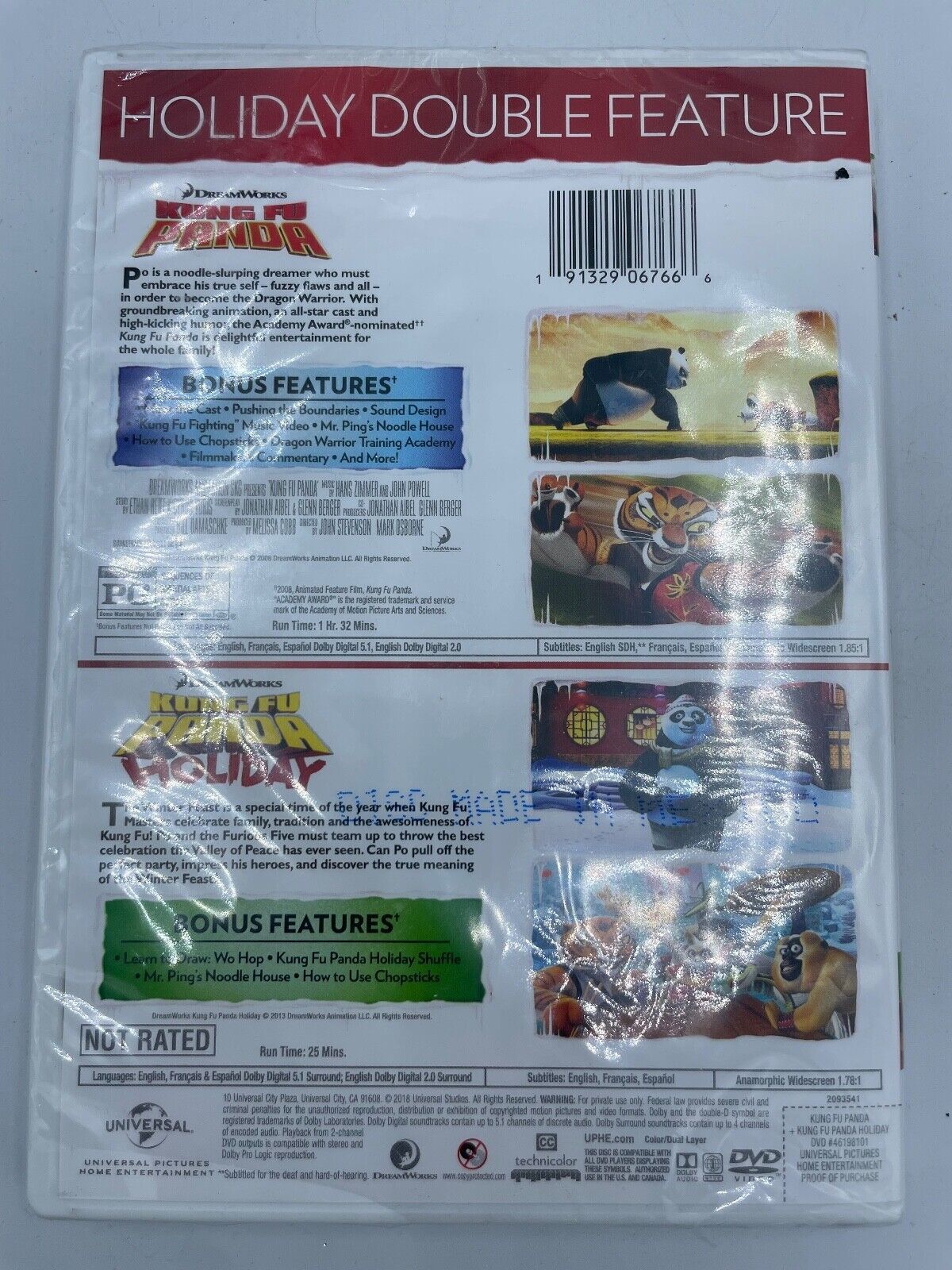 Dreamworks Holiday Double Feature DVD Lot and similar items