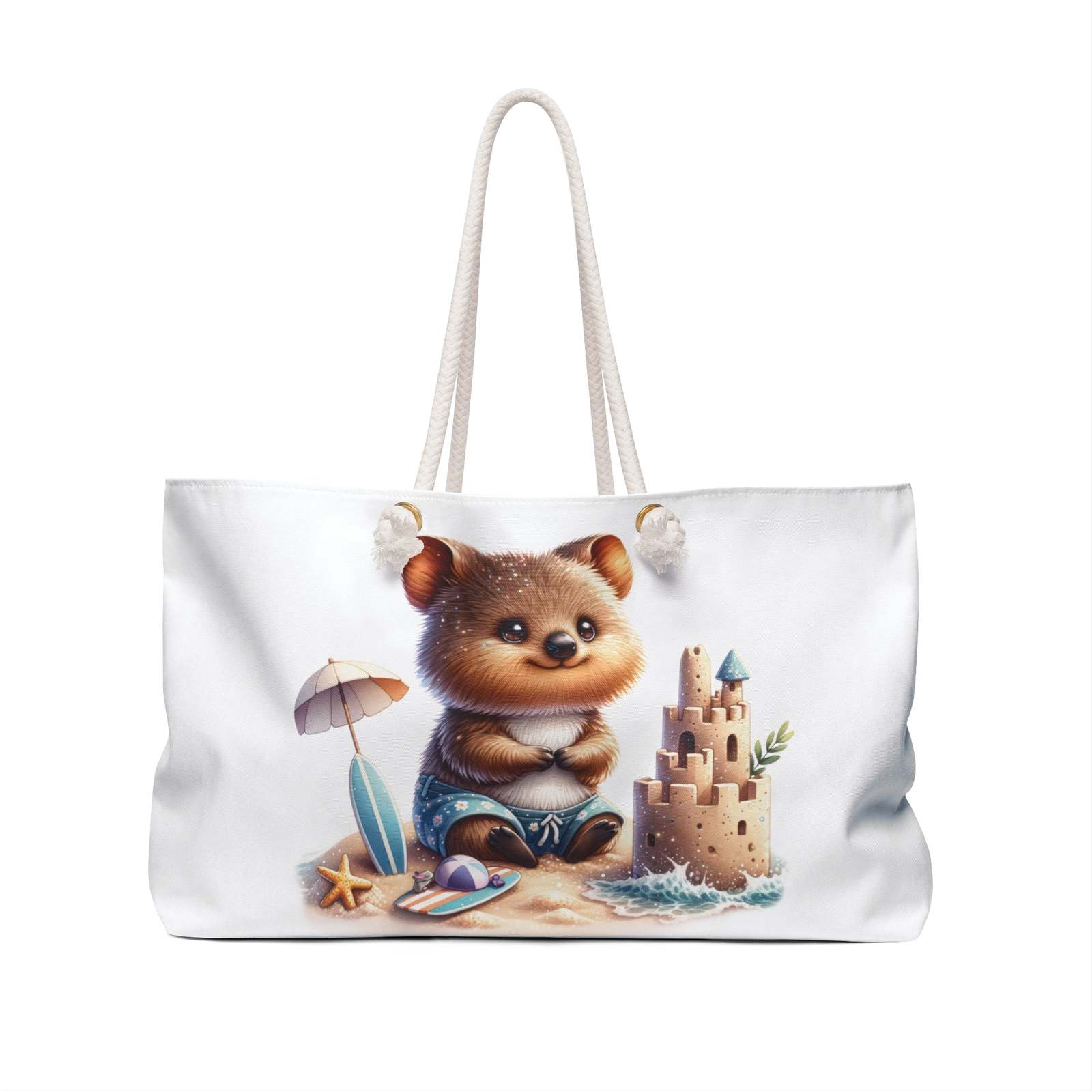 Personalised/Non-Personalised Weekender Bag, Australian Animals, Quokka ...