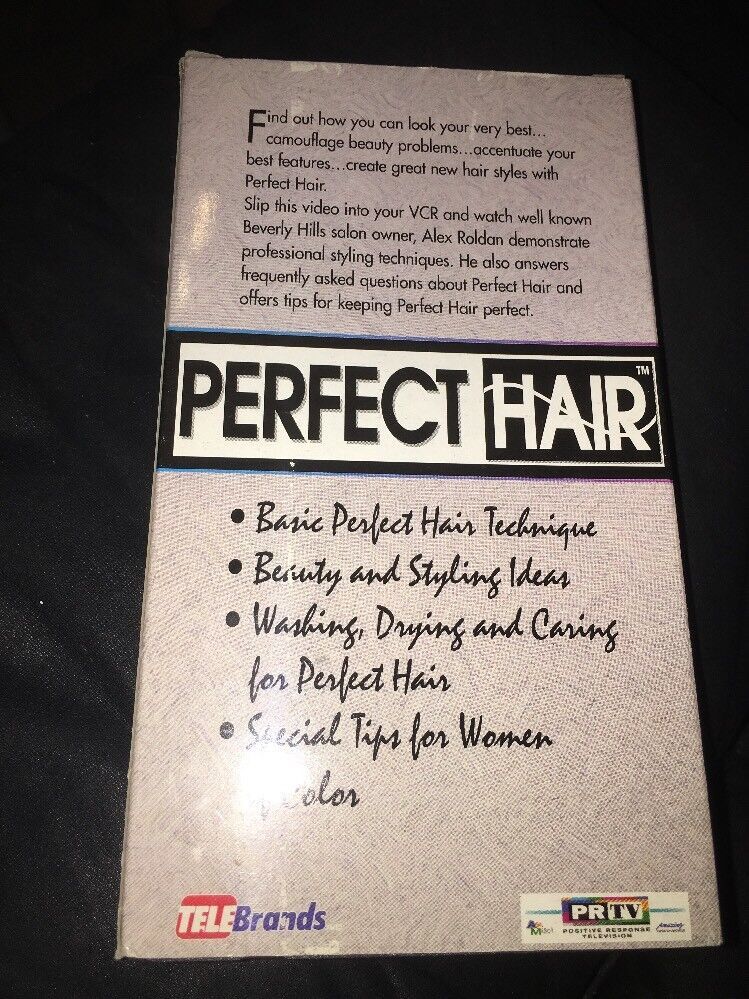 PERFECT HAIR VHS AS SEEN ON TV ALEX ROLDAN - VHS Tapes