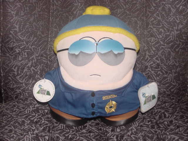 10" South Park Police Officer Cartman Plush Doll Mint With Tags 1998 ...
