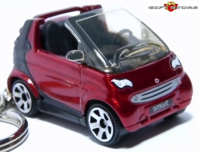 RARE KEY CHAIN RED SMART FORTWO PASSION COUPE CUSTOM Ltd EDITION GREAT ...