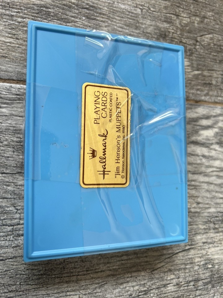 Hallmark MUPPETS Playing Cards Box Kermit & Miss Piggy Jim Henson 1980 ...