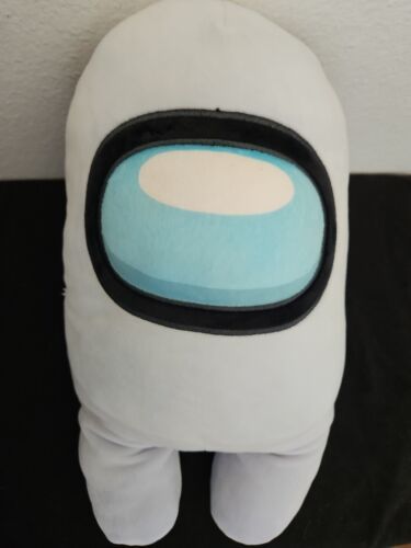 Among Us Silver Grey Plush Stuffed Toy Crewmate 15" Toikido - Other