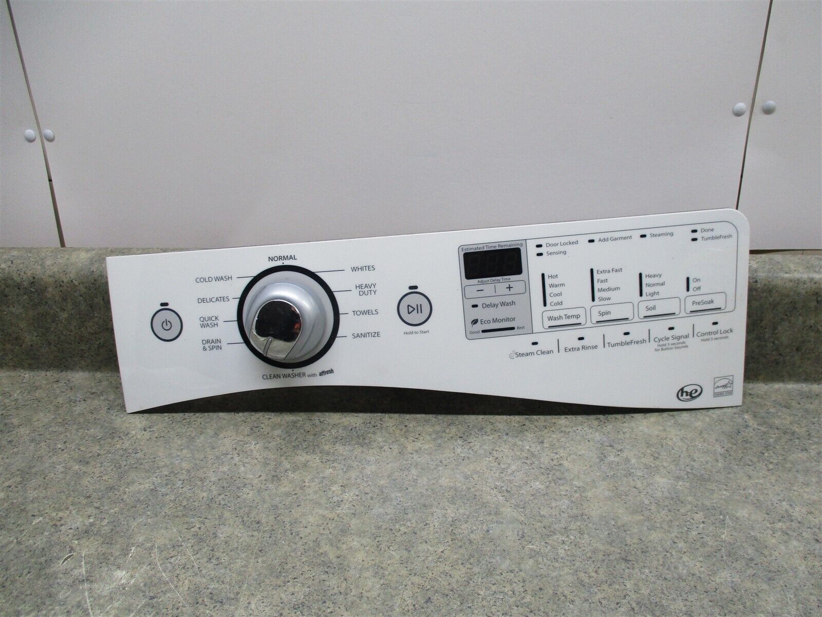 WHIRLPOOL WASHER CONTROL PANEL PART # W10635639 - Washer & Dryer Parts