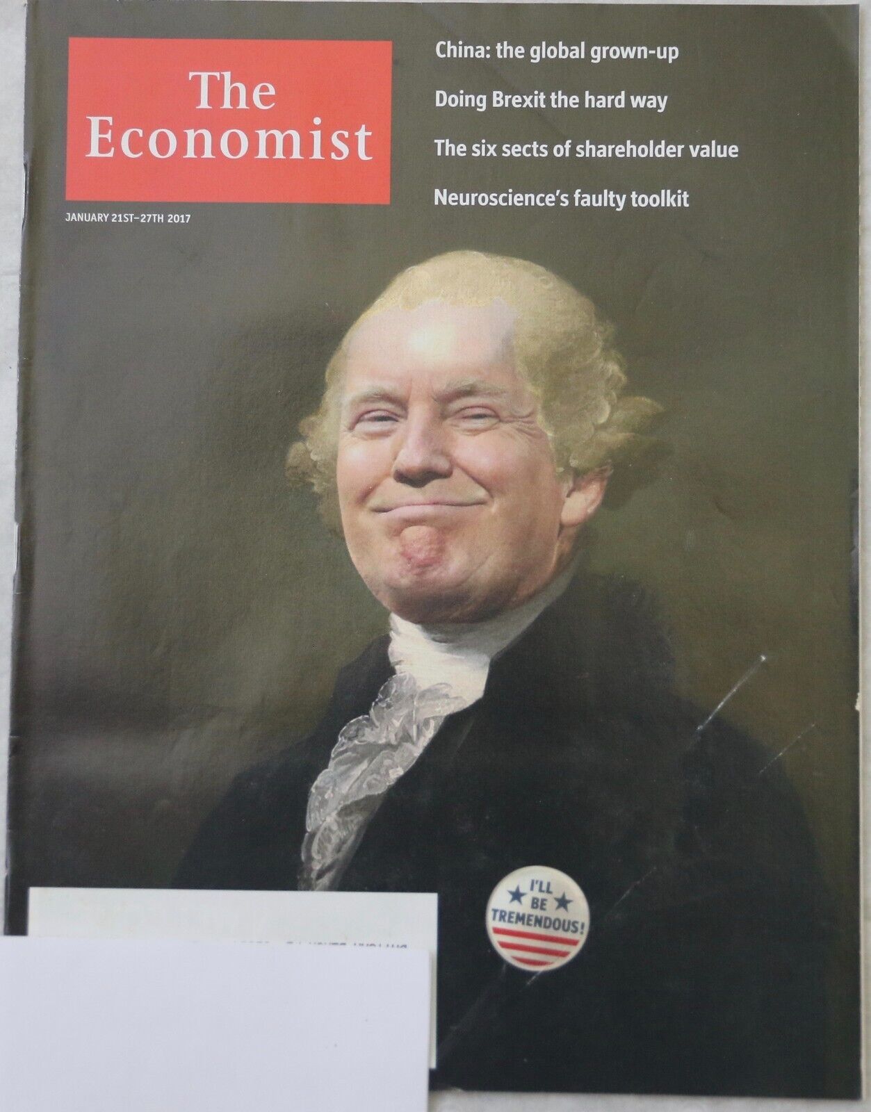 The Economist Magazine 2017 January Trump - Magazines The Economist Magazine 2017 January Trump - Magazines
