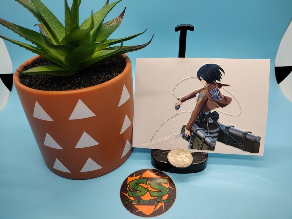 Attack on Titan - Mikasa Ackerman - Waterproof Anime Vinyl Sticker ...