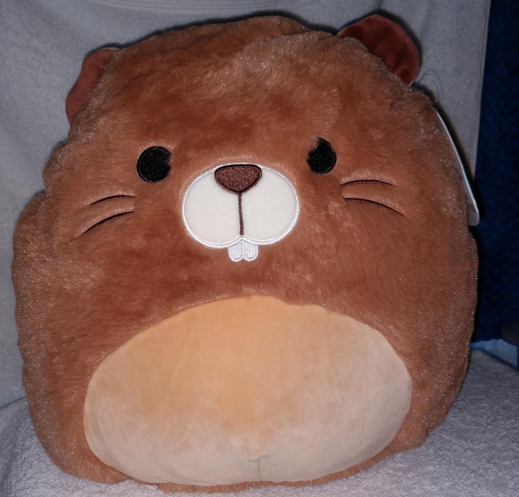 Squishmallows FuzzAMallows Chip the Beaver 12" Plush NWT - Other
