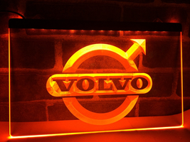 Volvo 3D LED Neon Sign Light Plate Flag Club Man Cave Emblem - Other ...