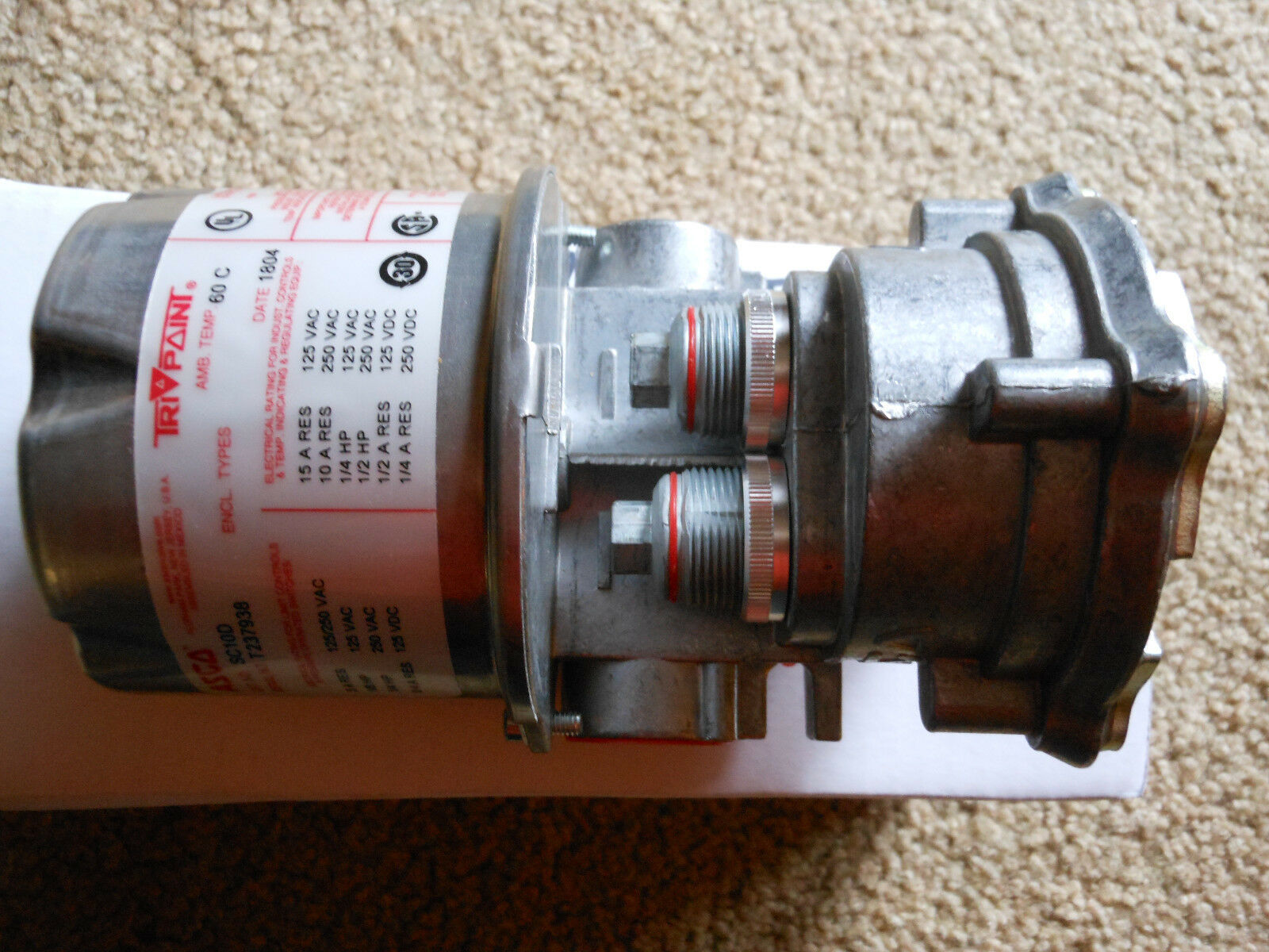 NEW - Asco SC10D OEM 2 Stage 7.0" Fixed 25" Wc DUAL ADJUSTMENT SWITCH T237938 - Other Valves ...