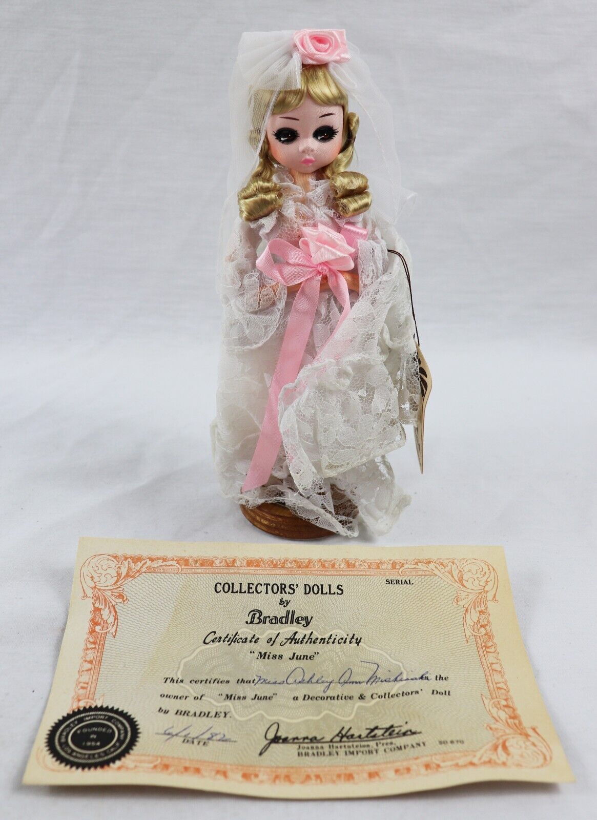 VINTAGE 1982 Bradley Miss June Fashion Doll In Original Box - Dolls ...