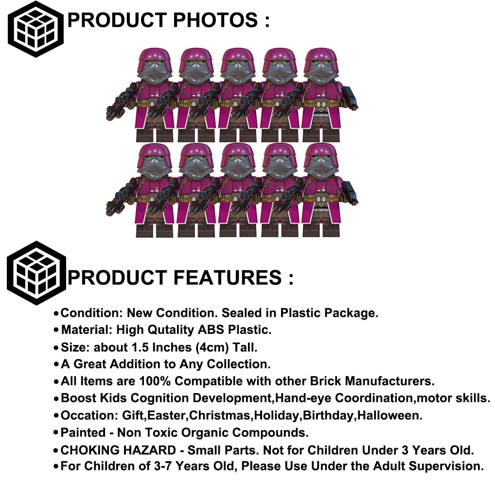 Star Wars The Galactic Marines 4th Sector Army Soliders 10 Minifigures ...