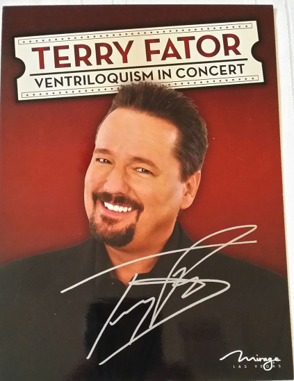 TERRY FATOR Ventriloquism in Concert Limited Edition w/ Autographed 8 x ...