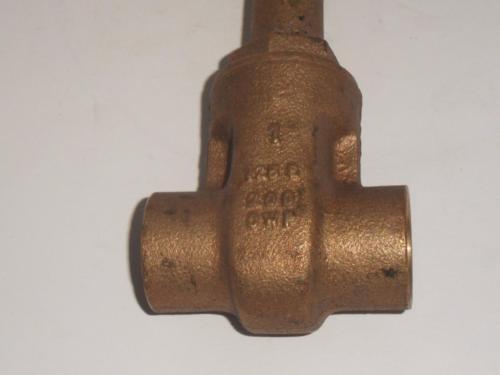 Stockham B-108 Rising Stem Brass Gate Valve 1" 125S 200GWP NOS ...