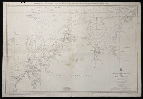 Nautical Chart Cape Fourcroy to Leveque and 32 similar items