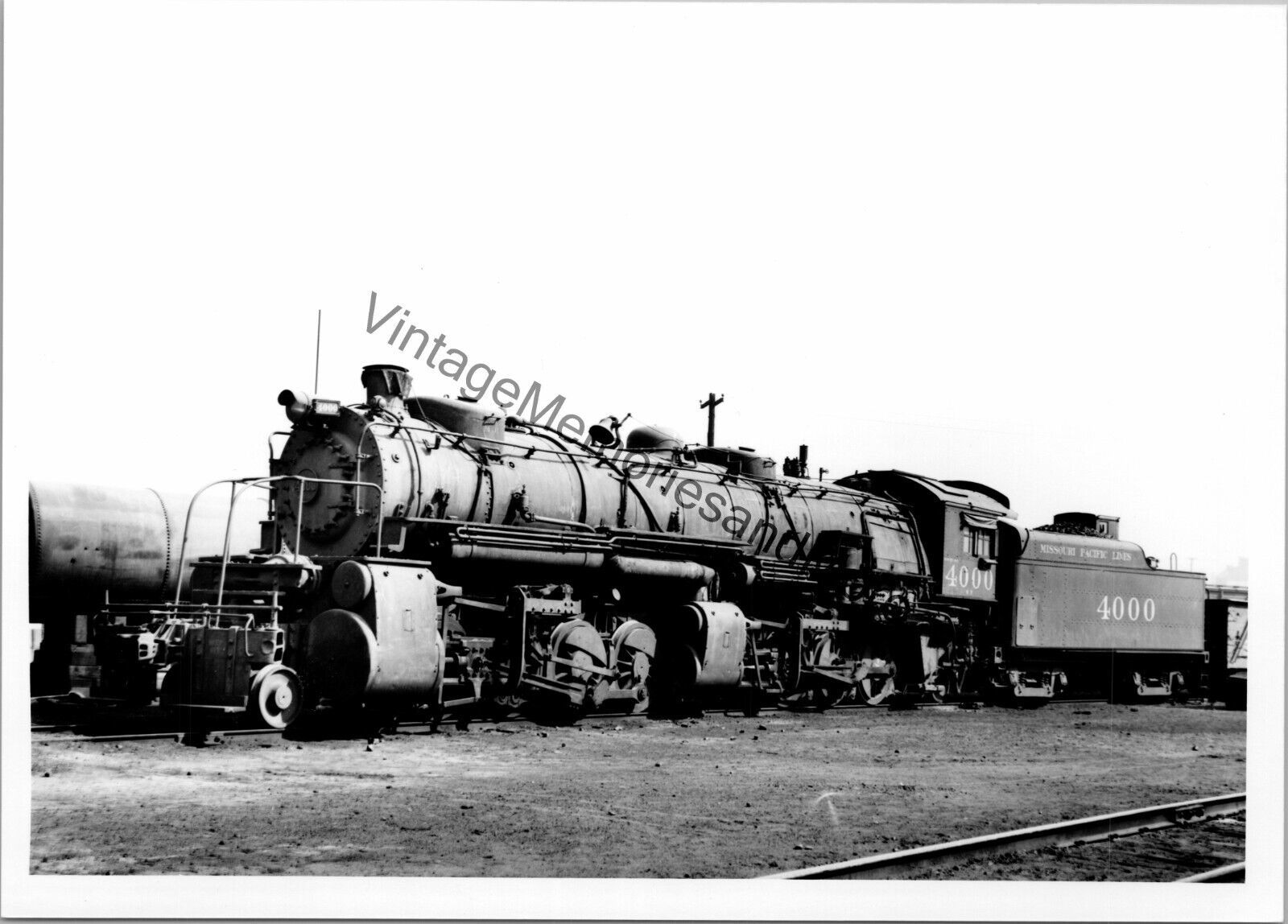 Vintage Missouri Pacific Line Railroad 4000 Steam Locomotive T3-391 ...