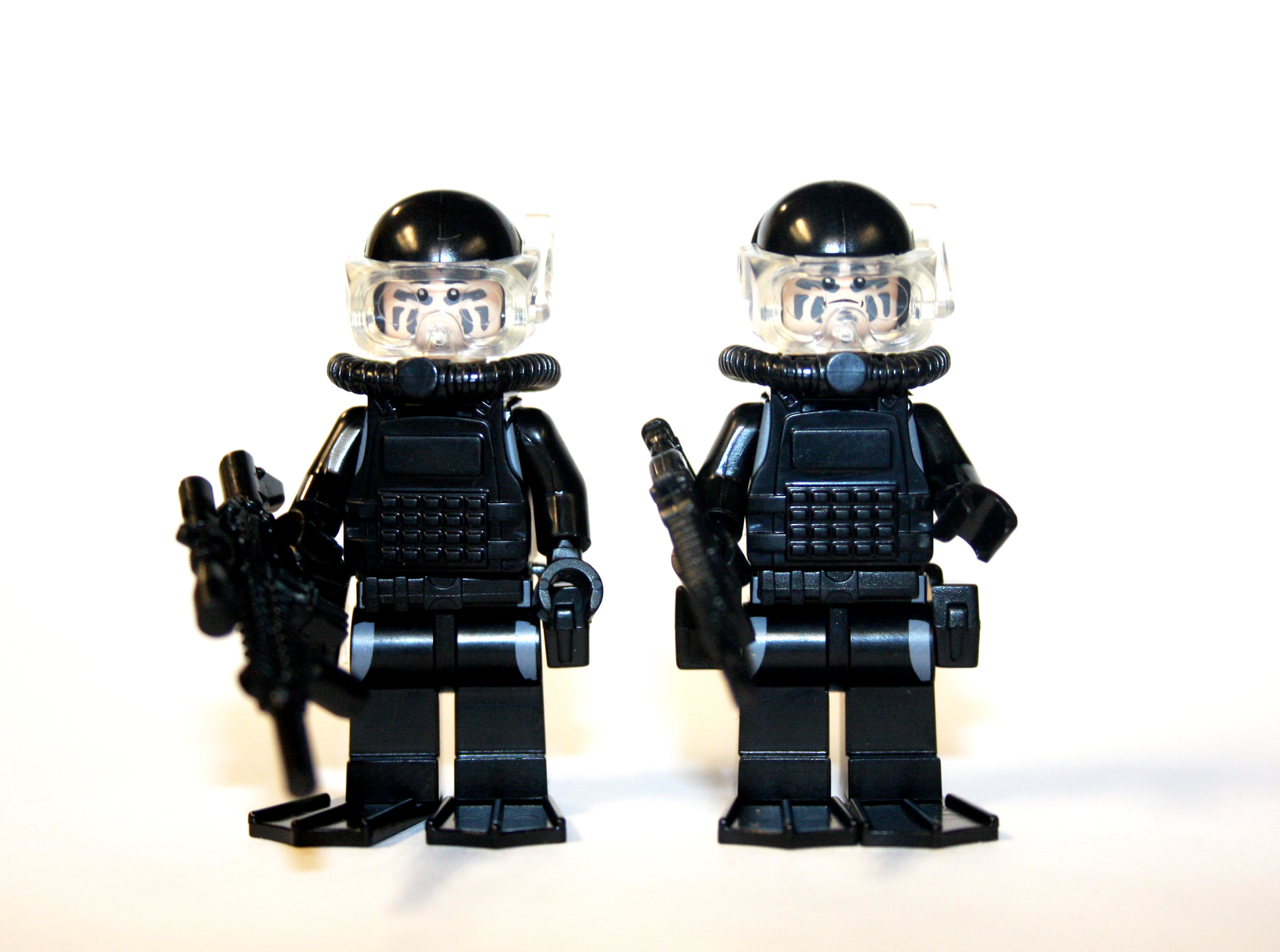 Navy Seal Team Scuba Diver Special Ops Set Building Minifigure Bricks ...