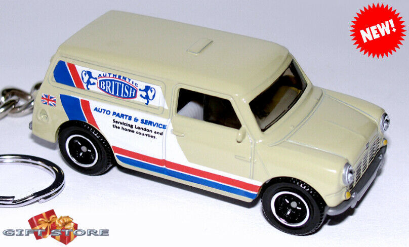 HTF KEYCHAIN AUSTIN/MORRIS MINI COOPER AUTOPARTS UK/GB VAN CUSTOM GREAT ...