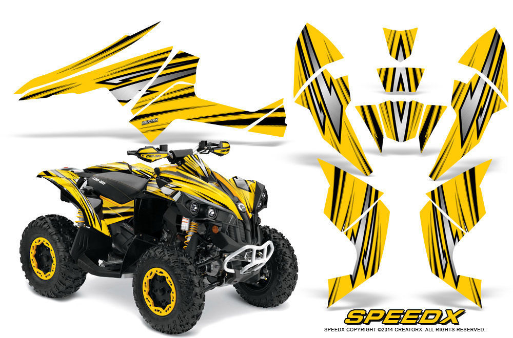 Can-Am Renegade Graphics Kit by CreatorX Decals Stickers SpeedX BY ...