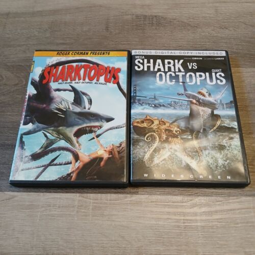 DVD Bundle Sharktopus Mega Shark Vs Giant Octopus Horror Sci-Fi B ...
