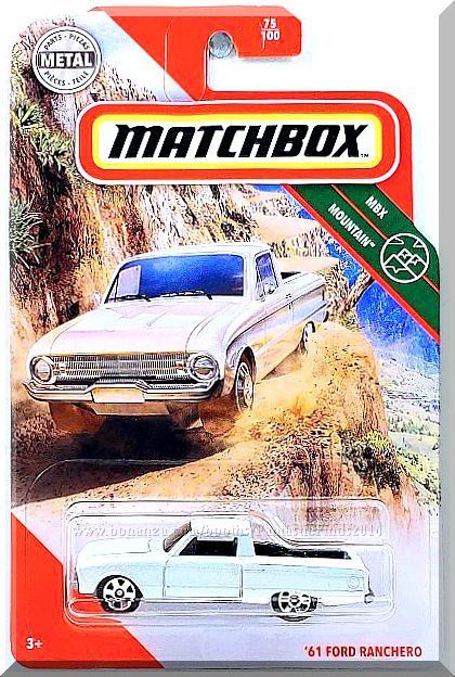 Matchbox - '61 Ford Ranchero: MBX Mountain #75/100 (2020) *White ...