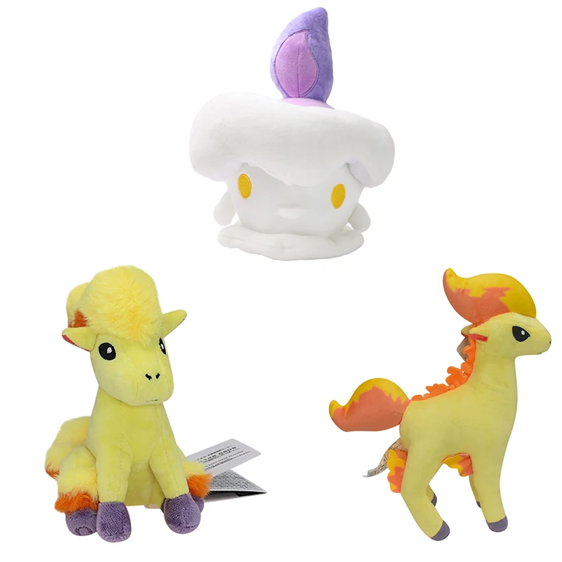 16 Styles Pokemon Anime Plush Galarian Moltres Ponyta Zapdos Stuffed ...