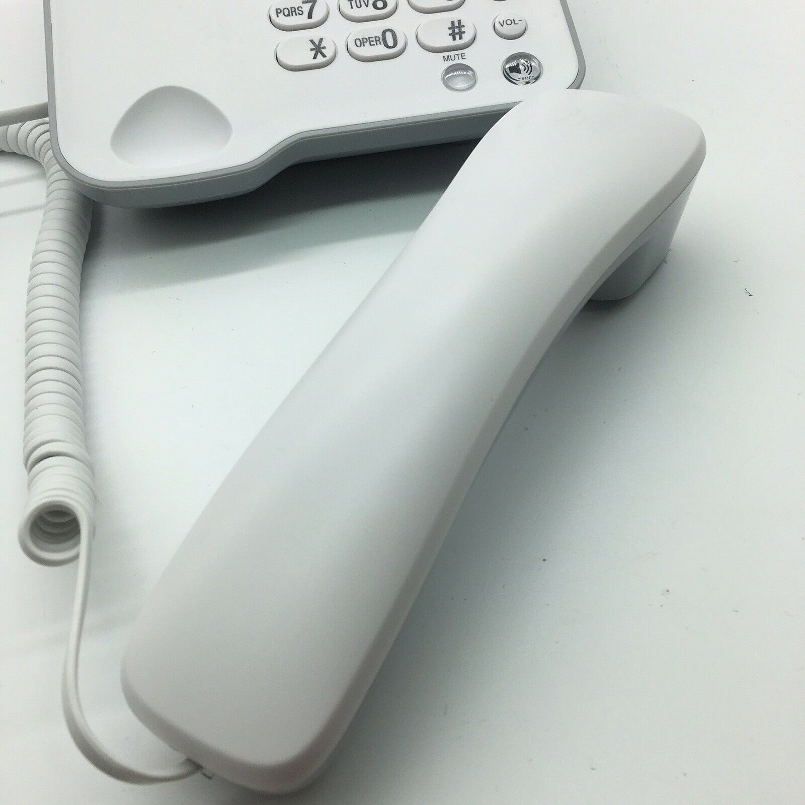 Vtech CD1153 Corded Speaker Telephone White with Caller ID Call Waiting ...