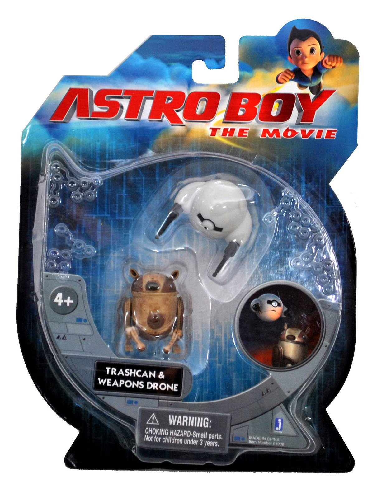 Astro Boy The Movie Series 2 Pack Mini Action Figure - Trashcan and ...