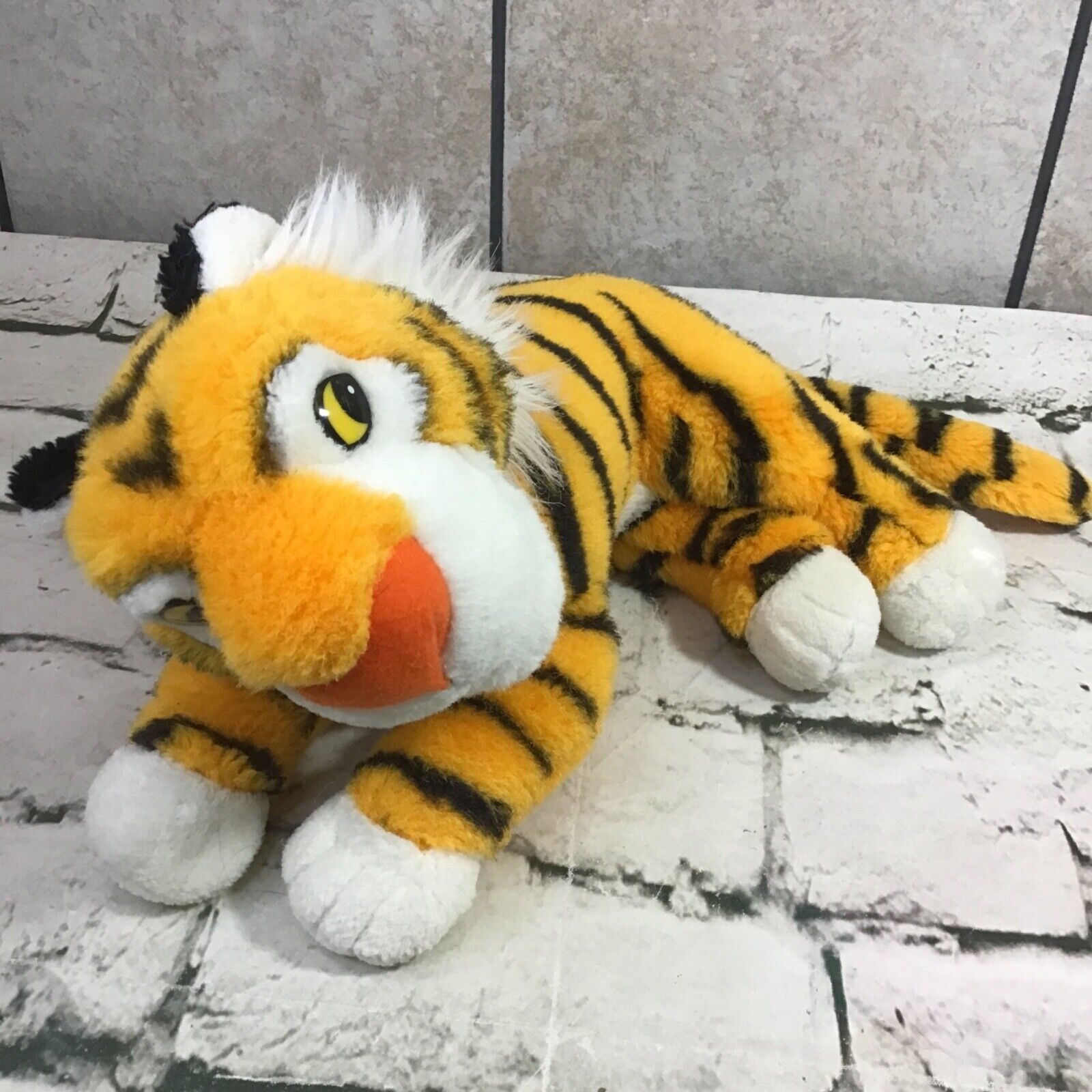 Vintage Disney Shere Sher Kahn The Jungle Book Tiger Lay-Down Plush ...