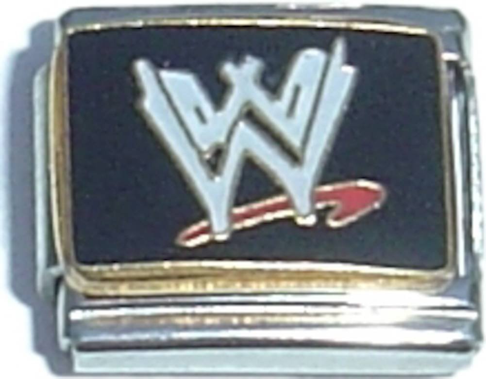 WWE Logo Italian Charm - Jewelry & Watches