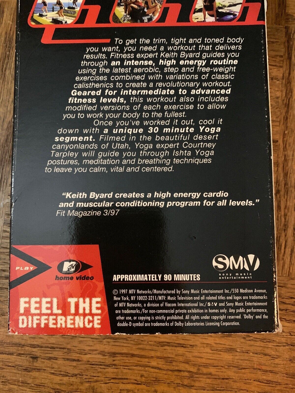 Advanced Workout Total Body Training VHS - VHS Tapes