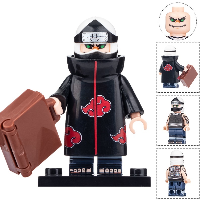 Naruto Shippuden Akatsuki Pain Sasori Kakuzu Kakashi Obito 8pcs ...
