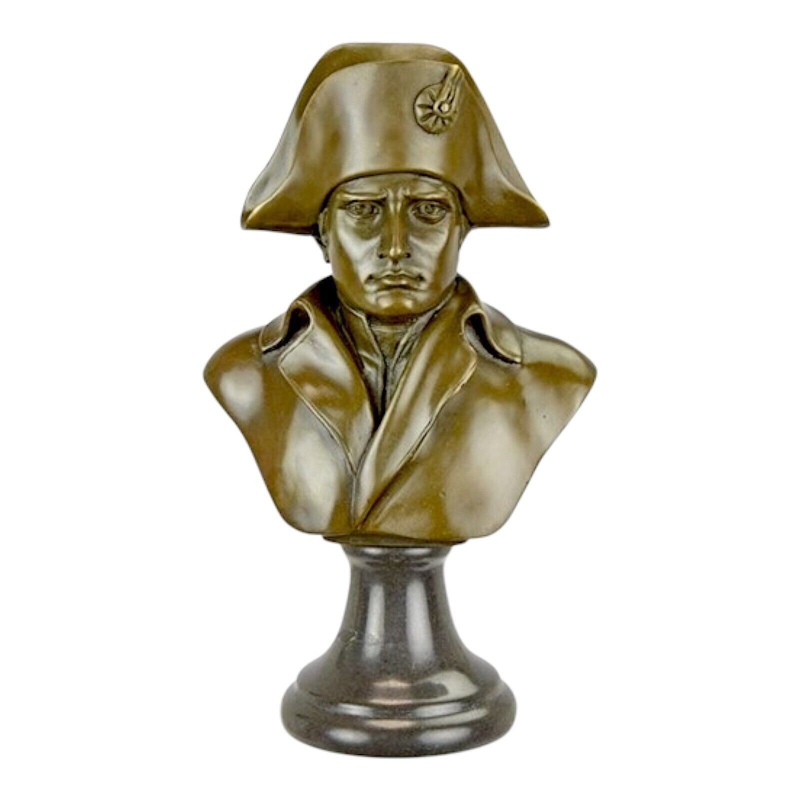 Busto di Napoleone Bonaparte grande statua generale in bronzo scultura ...