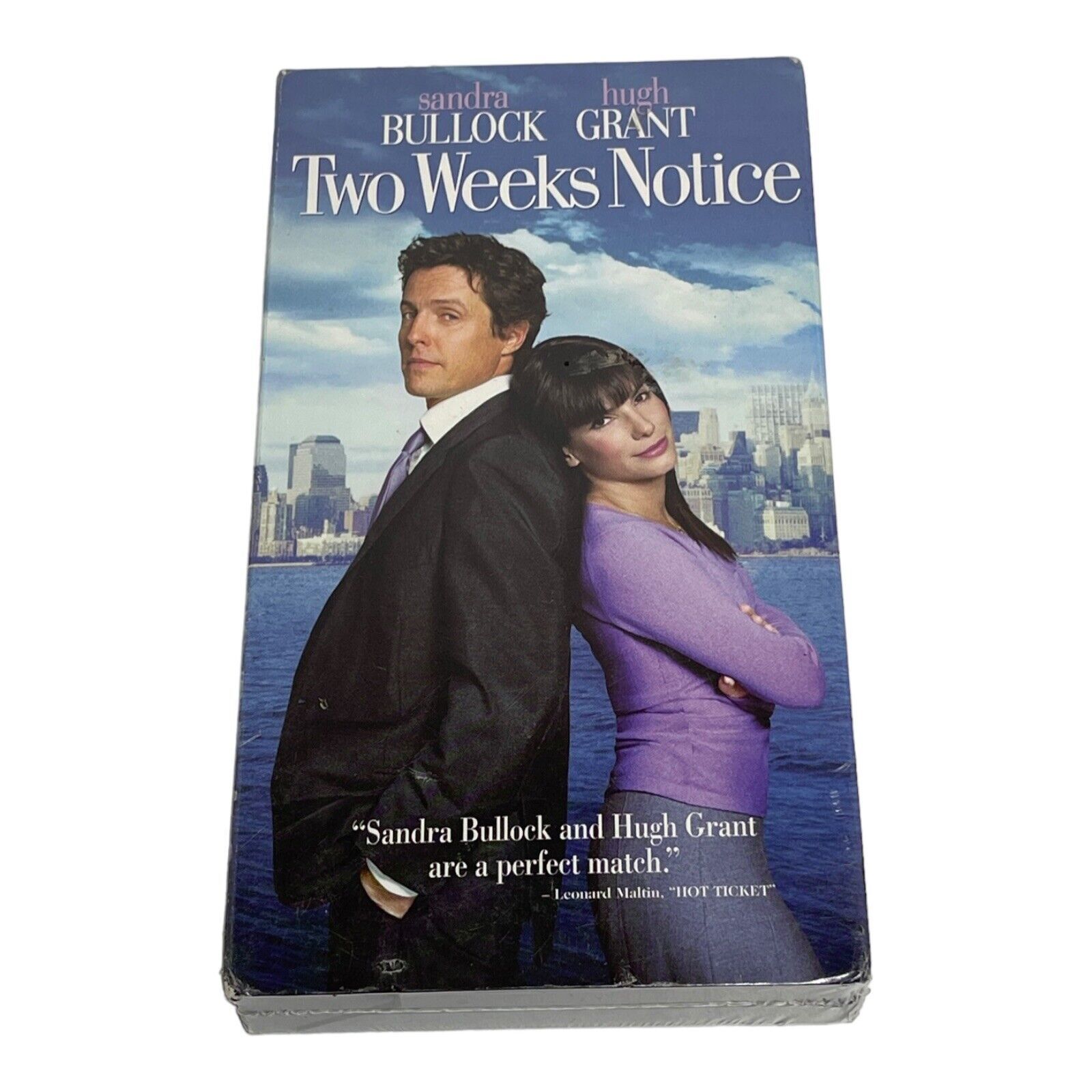 Two Weeks Notice (VHS, 2003) Vintage Video Tape Sealed Sandra Bullock ...