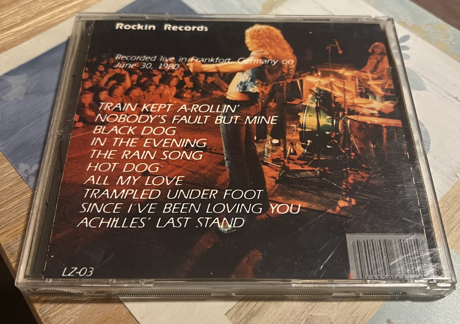 Led Zeppelin Live in Frankfurt on 6/30/80 and 50 similar items