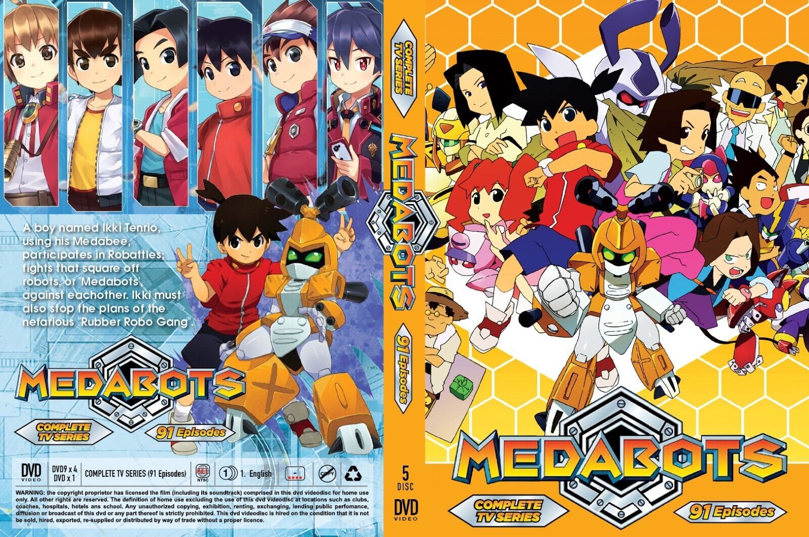 Medabots Complete TV Series ( Vol. 1-91 End ) Anime DVD (English Dub ...