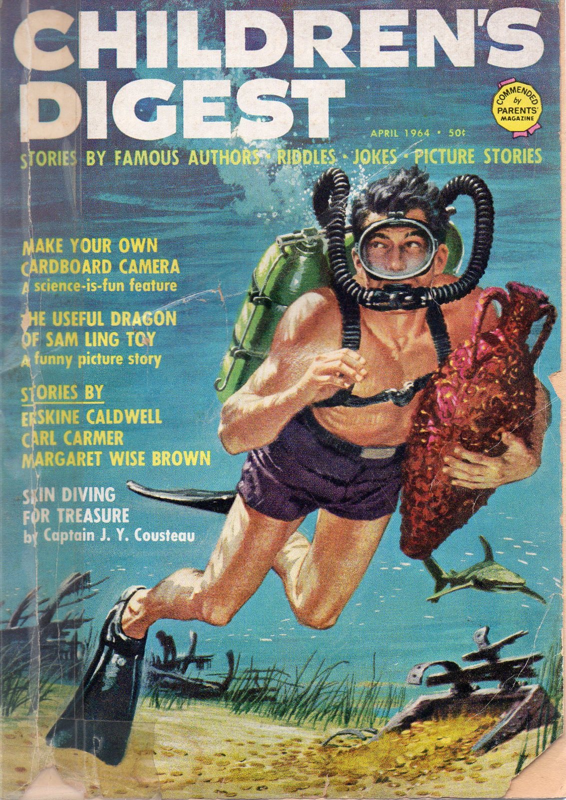 Children's Digest Magazine - April 1964 Acceptable Condition - Magazines