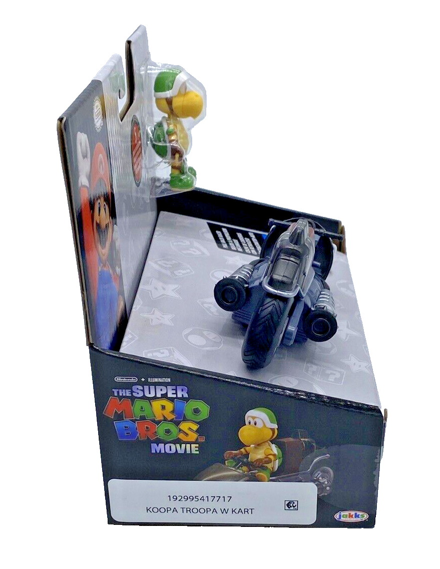 Nintendo Super Mario Bros Movie Pull Back Racer Koopa Troopa - Action ...