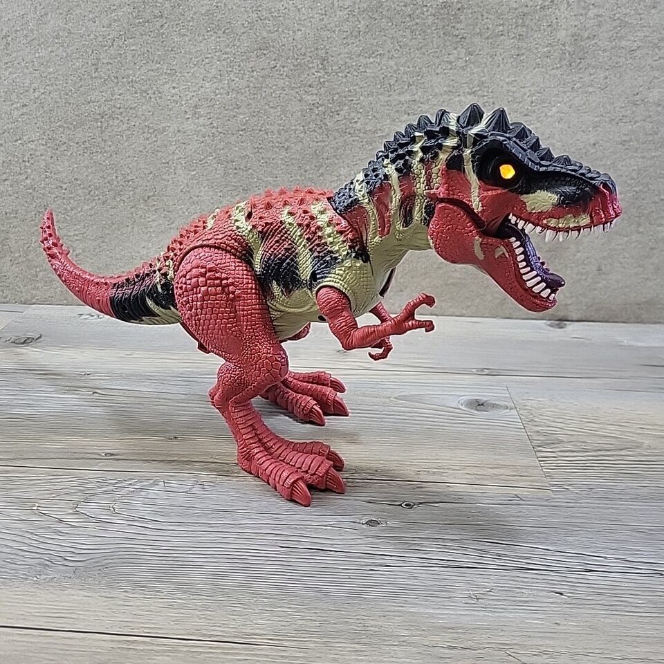 2008 Chap Mei Toys R Us 17" Red Devil T-Rex Dinosaur Roar Sound ...