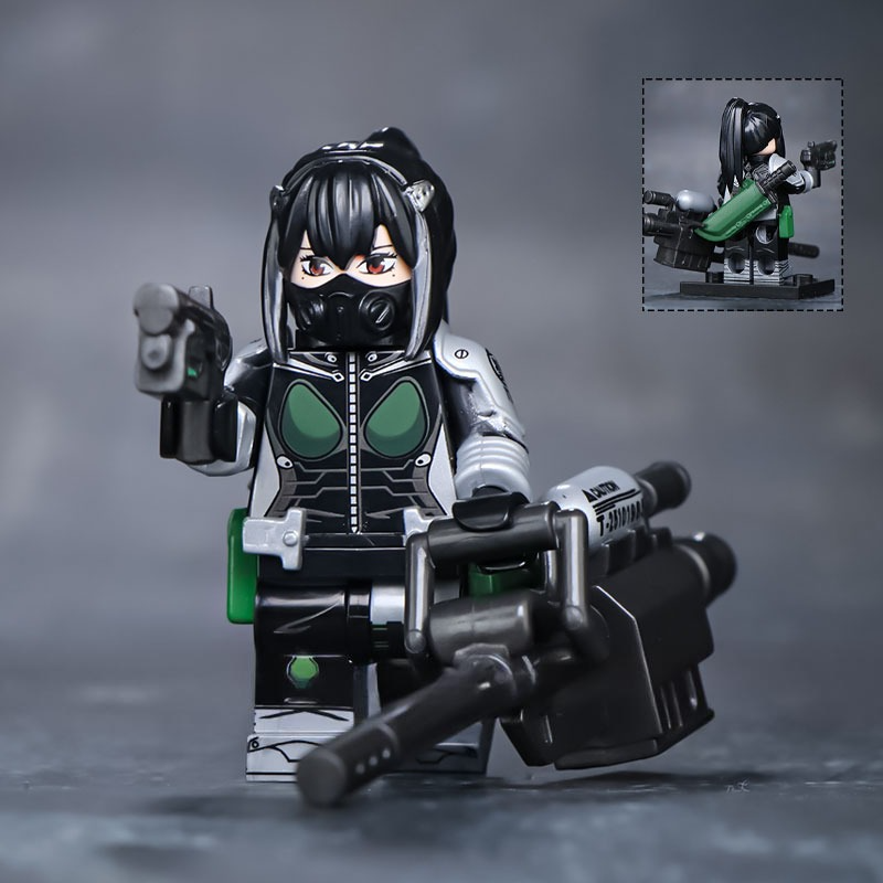 4pcs Monster Kaiju No. 8 Mina Soshiro Kikoru Kafka Minifigures ...