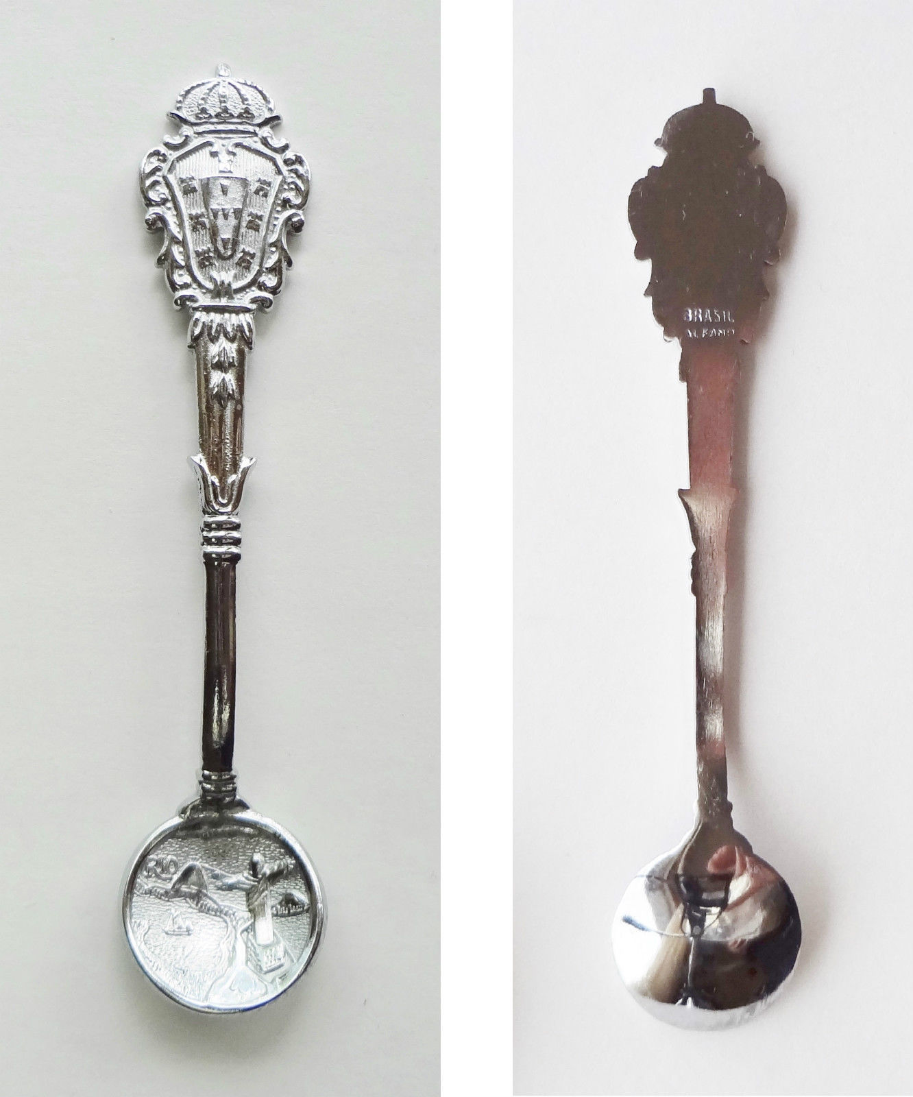 Collector Souvenir Spoon Brazil Rio de Janeiro Christ the Redeemer Reis ...