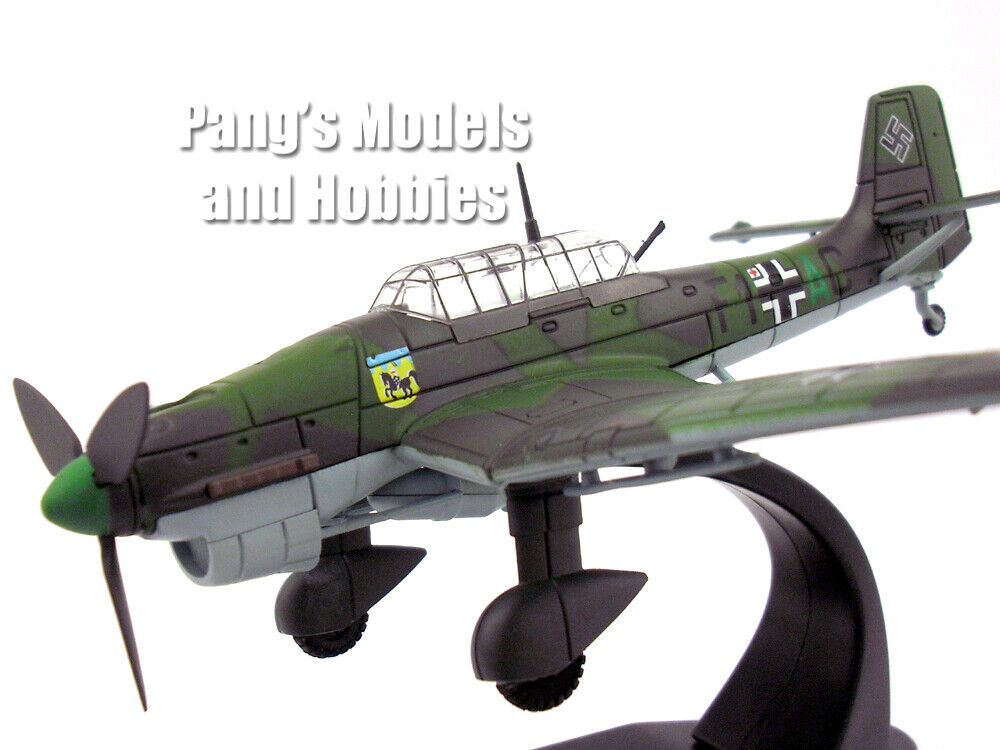 Junkers Ju-87 Stuka German Dive Bomber 1/72 Scale Diecast Metal Model ...