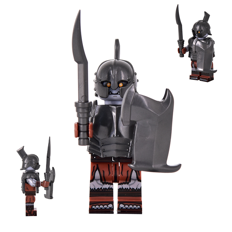 Riders of Heavy Armored Gundabad Orcs Shortswords 22 Minifigures Lot - Building Toys & Blocks