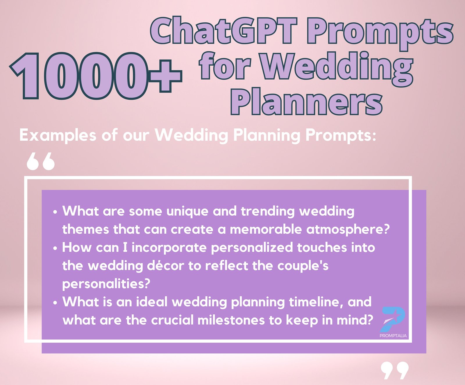 1000+ ChatGPT Prompts for Wedding Planners| Ultimate Wedding Planning ...