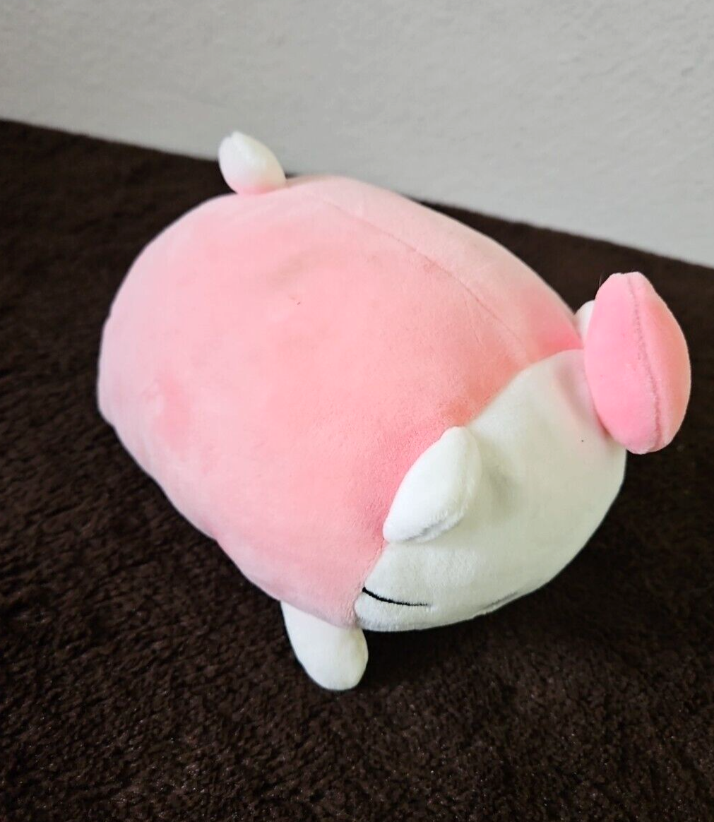 2021 Sanrio Hello Kitty Round Plush Stuffed Animal Pink White Soft ...