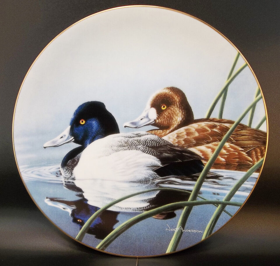 Federal Duck Stamp Winner Game Bird Collector Plate Ducks The Lesser ...